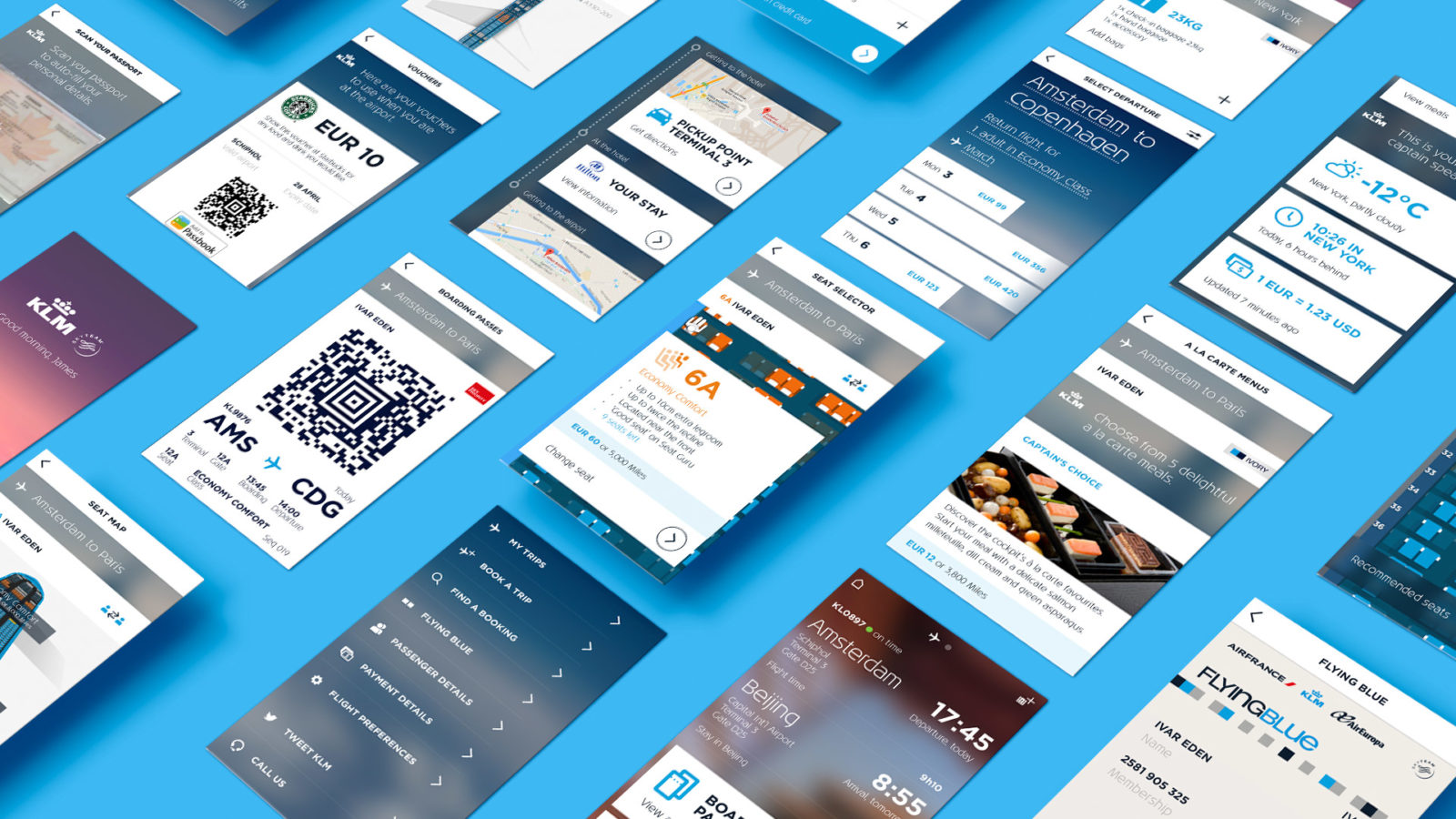 The KLM App – Alfonso Rodriguez | Creative and Design Direction